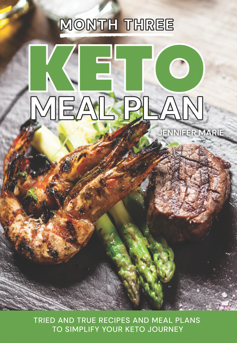 One Month Keto Meal Plan with Grocery List (Volume 3) – Low Carb ...